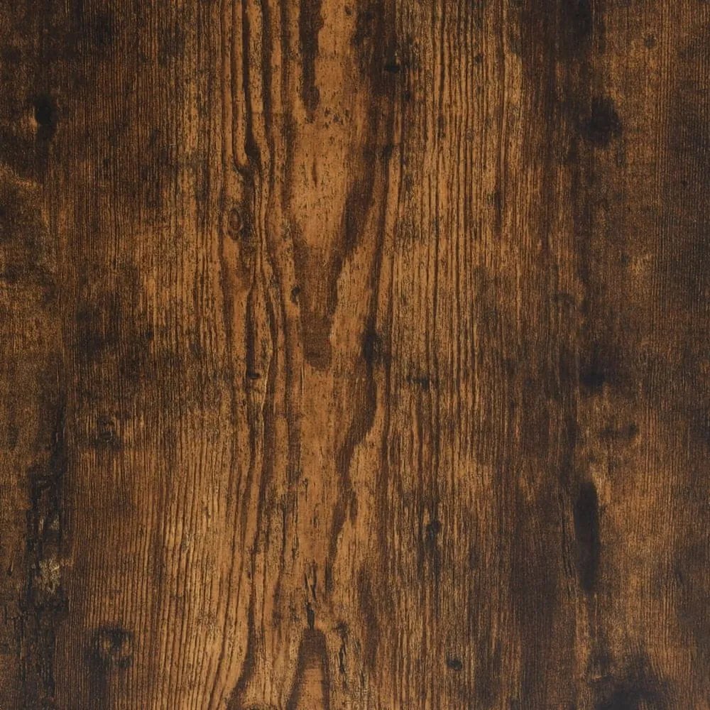 Petromila Knihovna kouřový dub 91 x 36 x 176 cm kompozitní dřevo a ocel