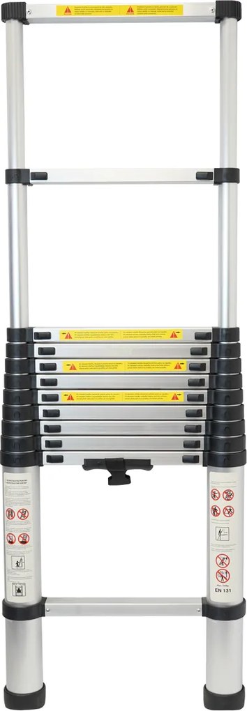 Asist Teleskopický žebřík Alu, 3,5m, soft close