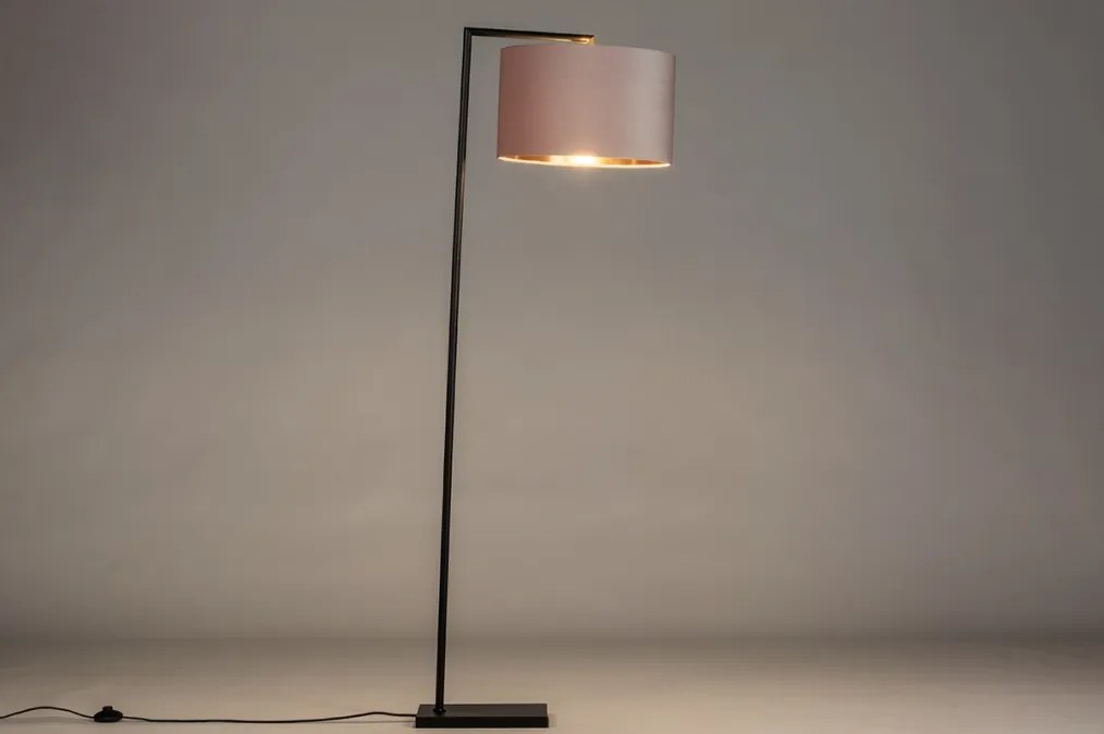 Stojací designová lampa Pallas Pink