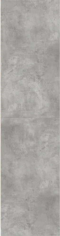 Šatní skříň betonově šedá 100 x 50 x 200 cm dřevotříska 3307732