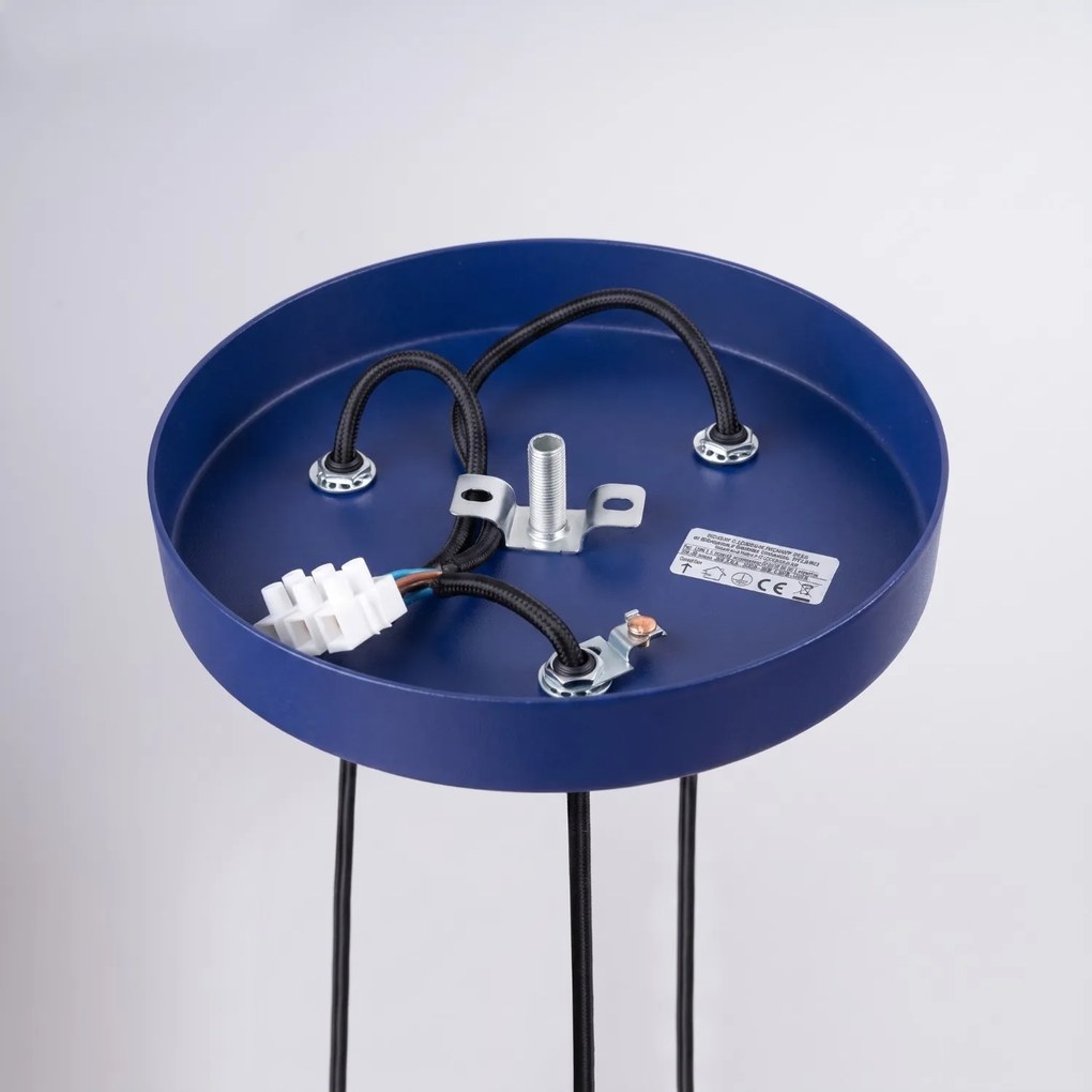Sollux Lighting Závěsné svítidlo ARCHE 3P ultramarín