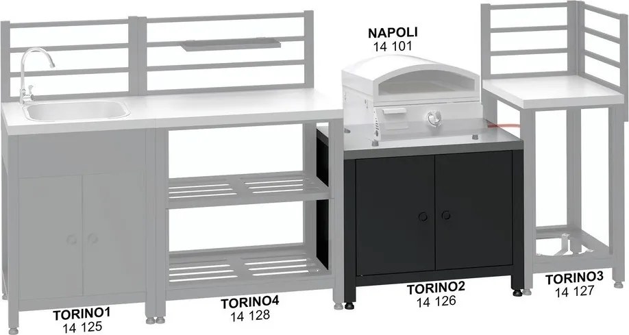 Modul venkovní kuchyně Torino 2 – Cattara
