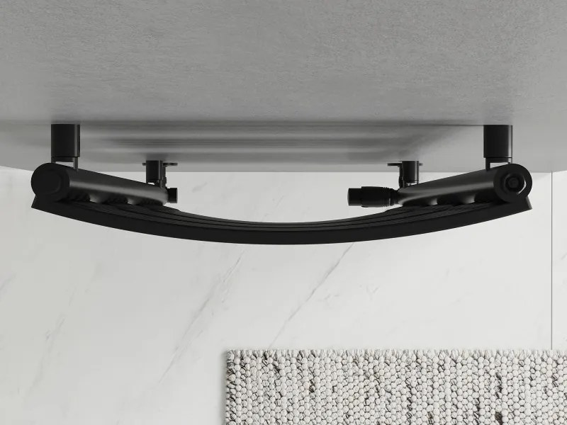 Mexen Bachus koupelnový radiátor 1200 x 500 mm, 619 W, černý - W109-1200-500-00-70