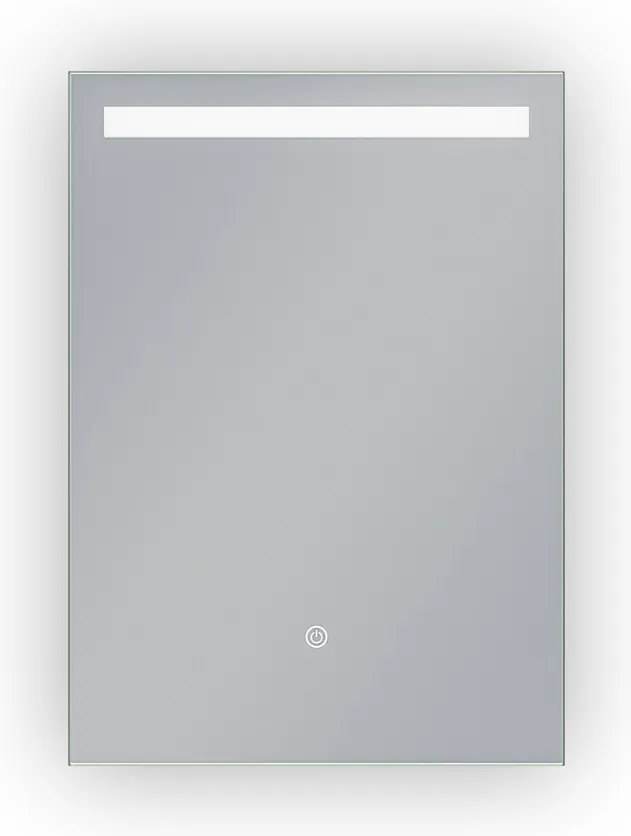 Erga Scarlet, obdélníkové LED zrcadlo 50x70cm, 345 lm, 3 barvy světla, přední osvětlení, ERG-V01-128-5070-00
