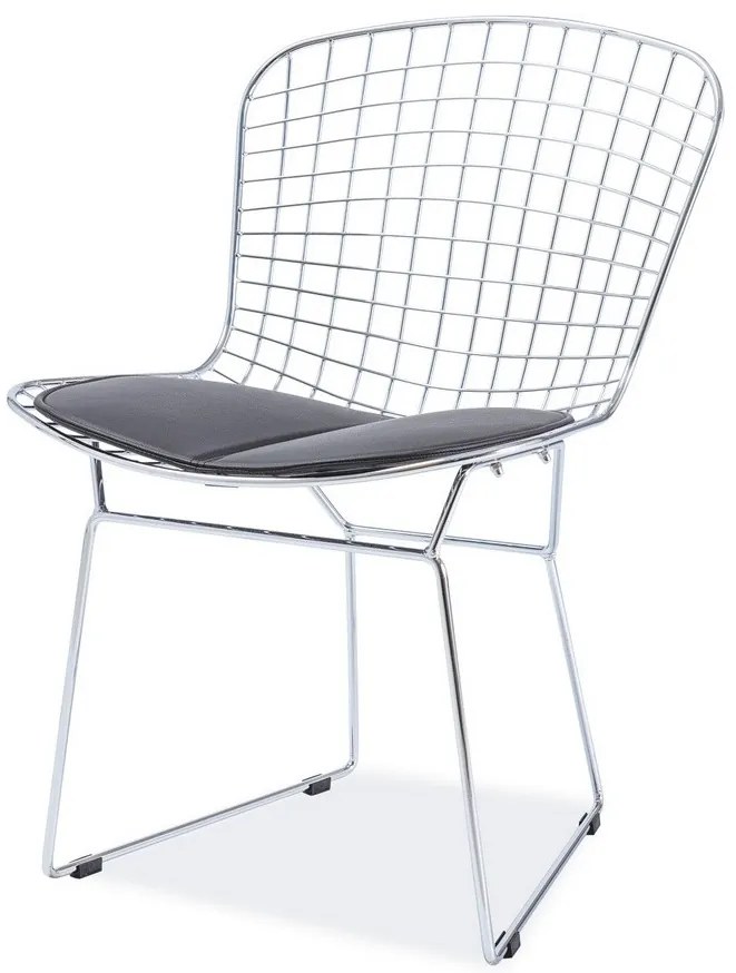 Casarredo Jídelní židle FINO chrom/černá