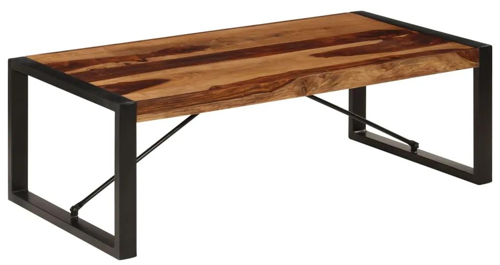Konferenční stolek 120 x 60 x 40 cm masivní sheesham - Default Title