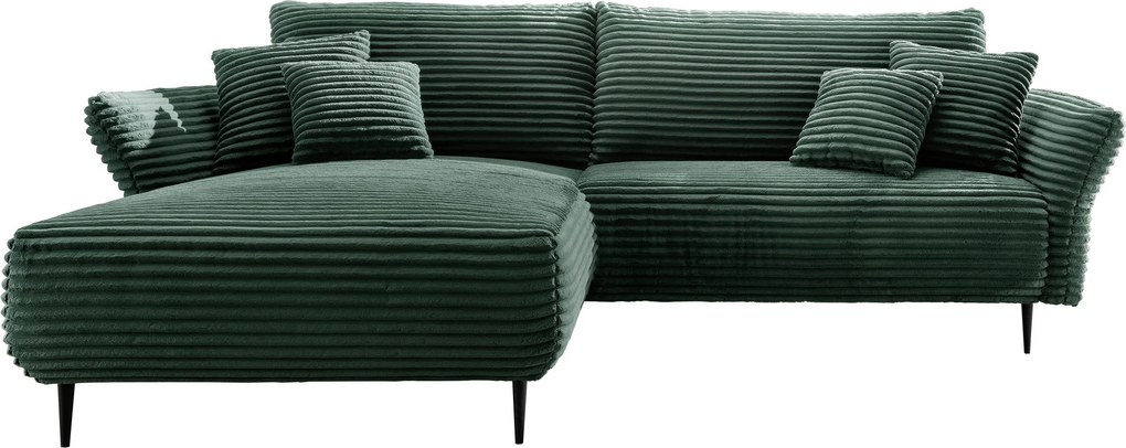 XXXLutz ROHOVÁ SEDAČKA, textil, tmavě zelená P & B - Sedací soupravy - 002310012358