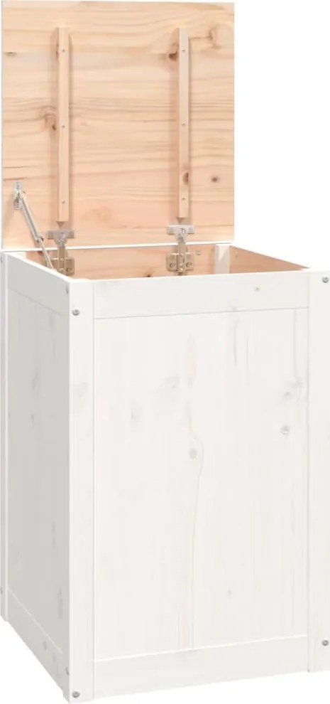 vidaXL Box na prádlo 44 x 44 x 66 cm masivní borové dřevo [823567] Barva: Šedá