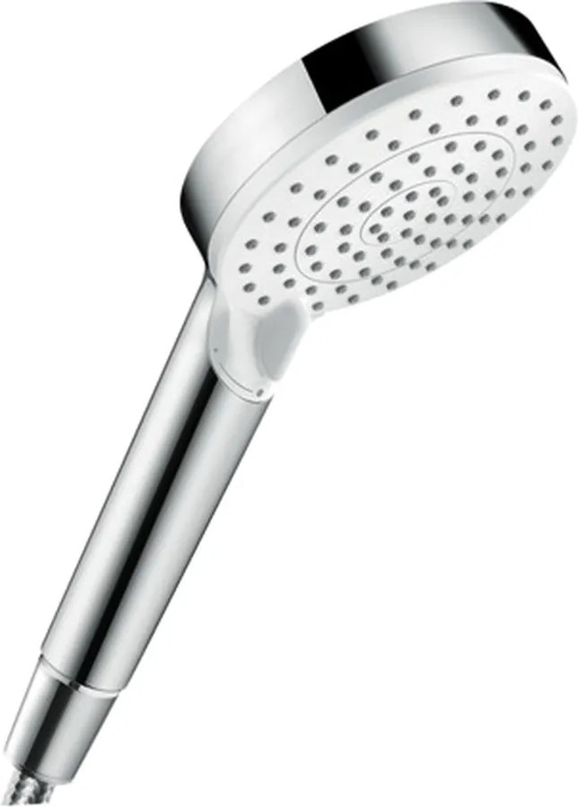 Hansgrohe Crometta, ruční sprcha 100 Vario EcoSmart, bílá/chromová, HAN-26332400