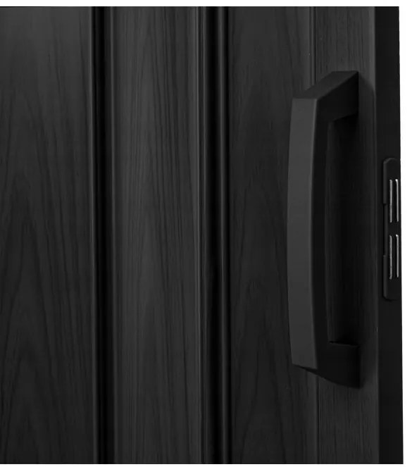 Skládací dveře 004 08 černý dub 90 cm