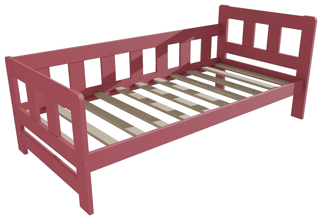 Vomaks Dětská postel VMK010FB KIDS Rozměr: 70 x 160 cm, Barva: barva růžová