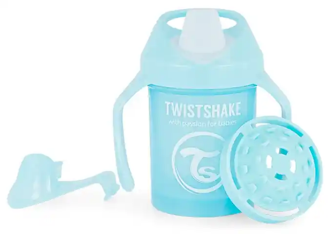 Twistshake Učící netekoucí hrnek 230 ml, modrá | BIANO