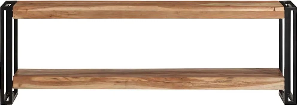 TV stolek 120 x 30 x 40 cm masivní akáciové dřevo 320680