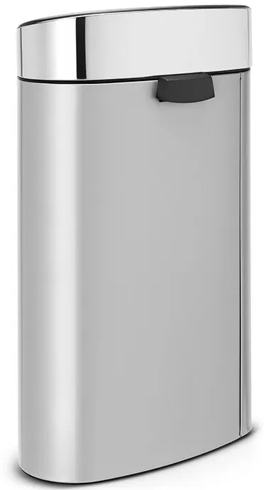 Brabantia Koš Touch Bin NEW 40L metalická šedá