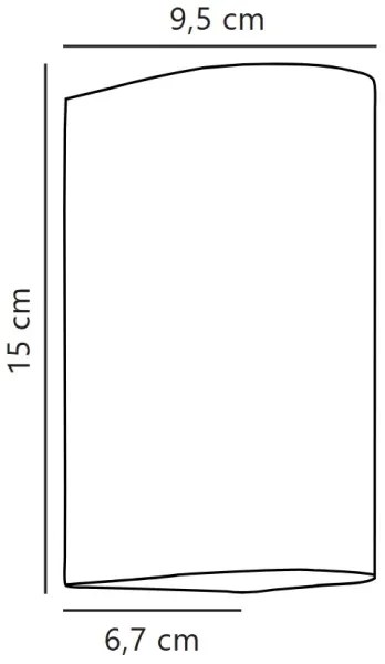 Nordlux - LED Venkovní nástěnné svítidlo ASBOL LED/13,3W/230V IP44