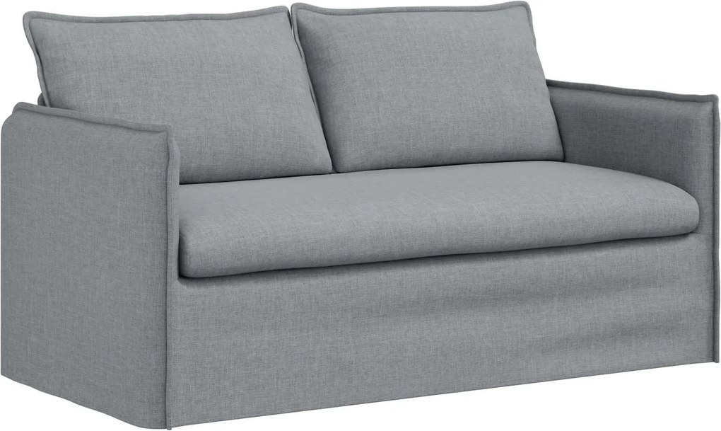 Set pohovek 2 ks Světle šedá Textil 3407567