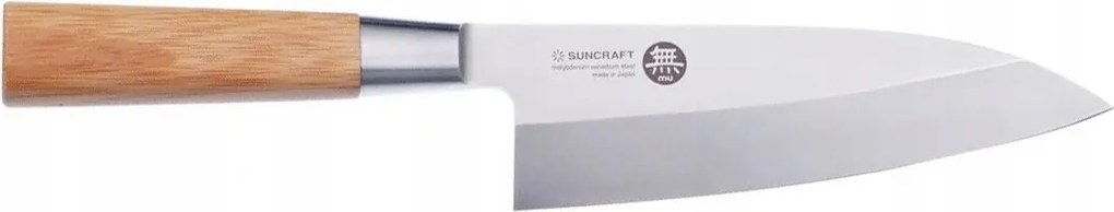 Japonský nůž Deba 165 mm Senzo Mu Bamboo od společnosti Suncraft