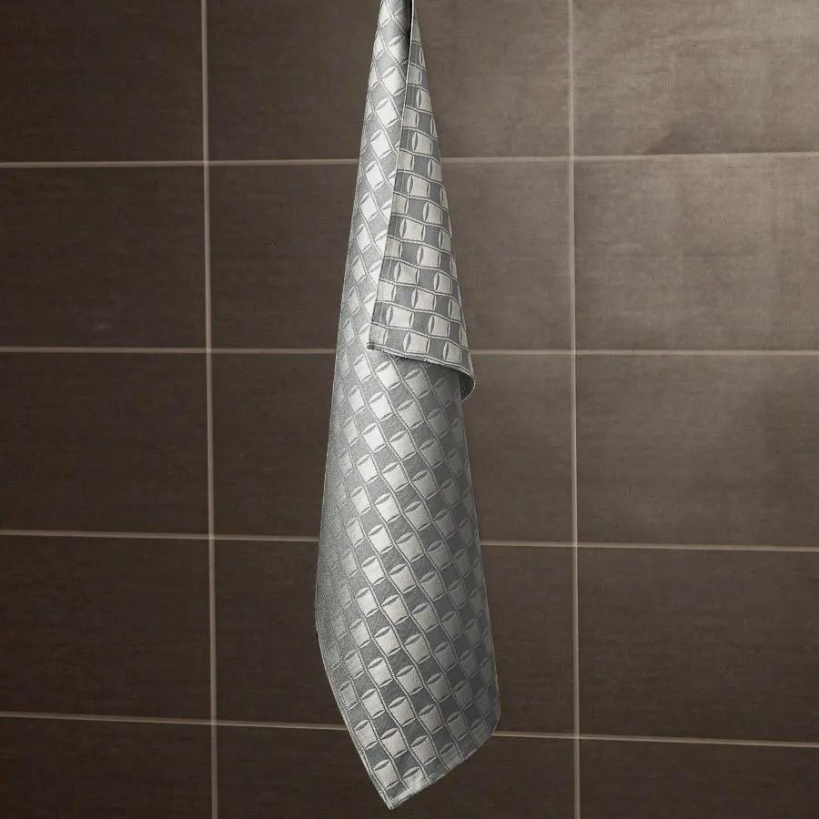 Bavlněná utěrka Veba ARGON šedá Velikost: 45x70 cm