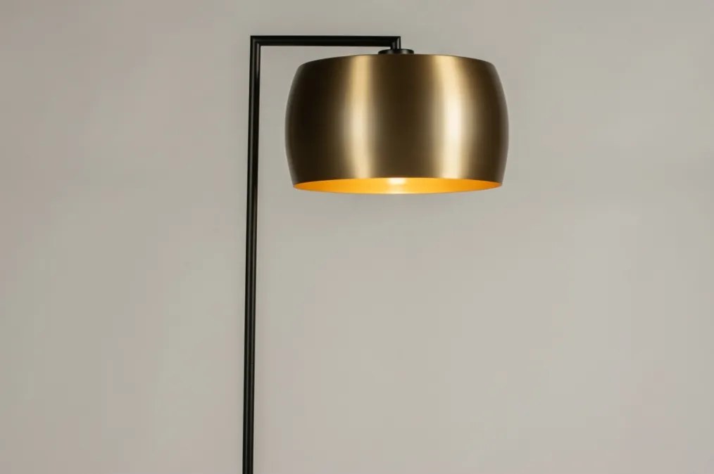 Stojací designová lampa Pallas Bond Gold
