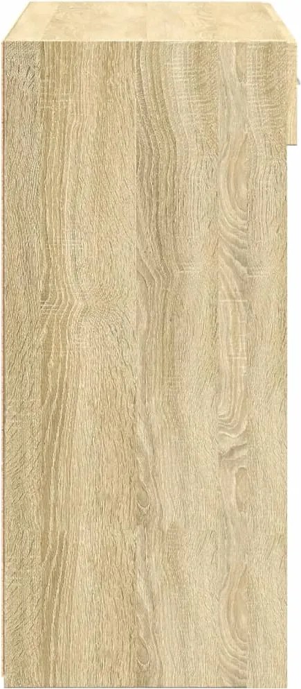 Příborník dub sonoma 80 x 42,5 x 93 cm kompozitní dřevo 3281478