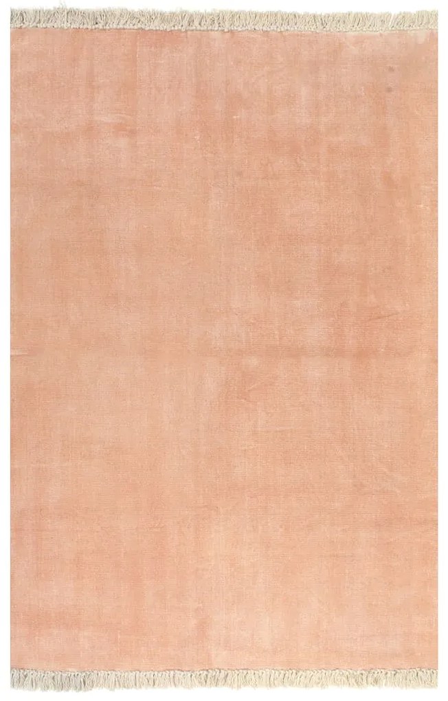 246540 vidaXL Koberec Kilim bavlněný 120 x 180 cm růžový