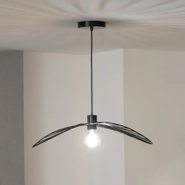 Brilagi - LED Lustr na lanku CERIA WIRE 1xE27/40W/230V 40x56 cm černá