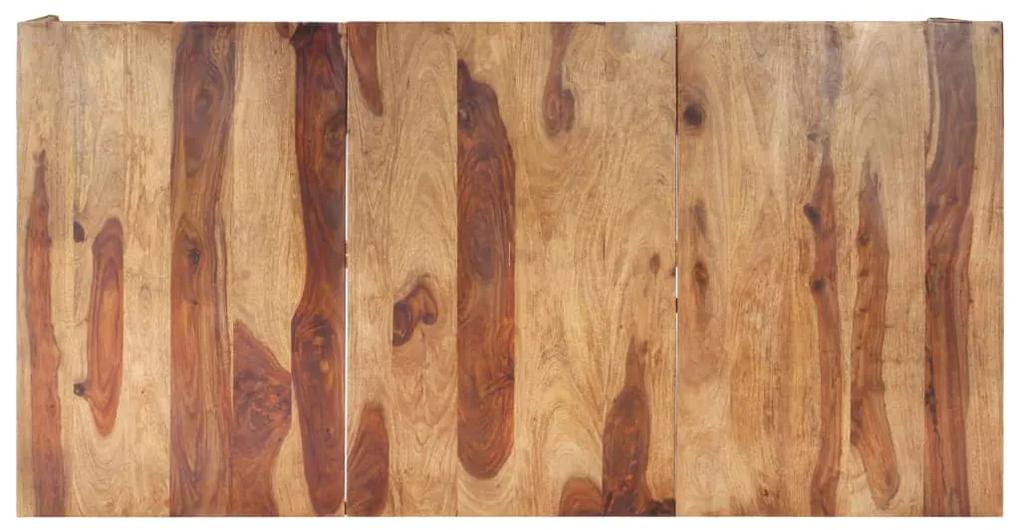Jídelní stůl 180 x 90 x 76 cm masivní sheeshamové dřevo,  286343