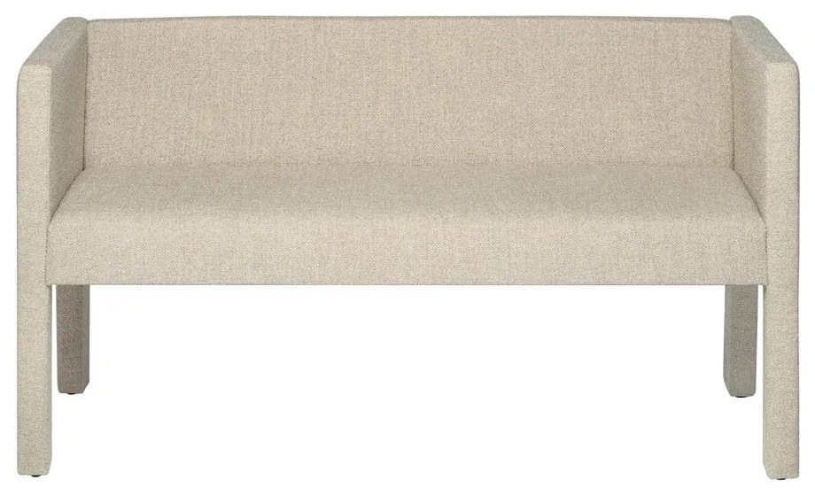 Béžová lavice z textilie bouclé Sitta – Blomus