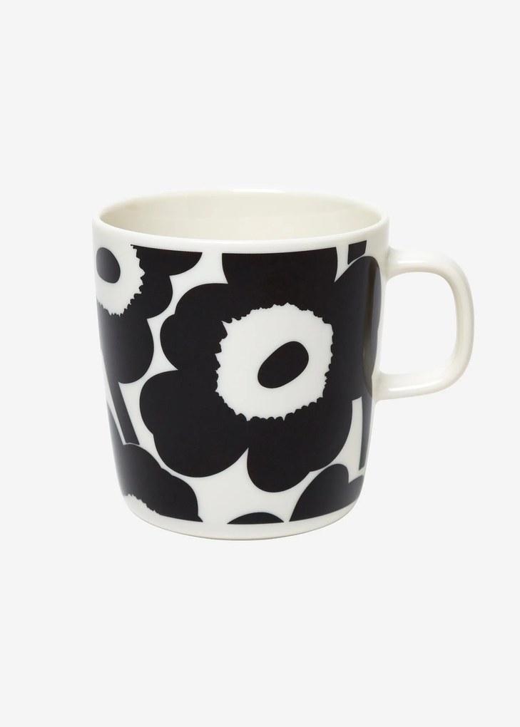 Marimekko Hrnek Oiva Unikko 400ml černý