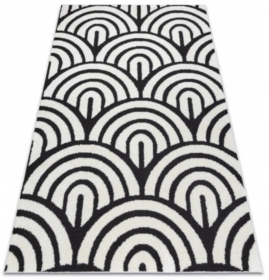 Kusový koberec Corylus krémovočerný 120x170cm