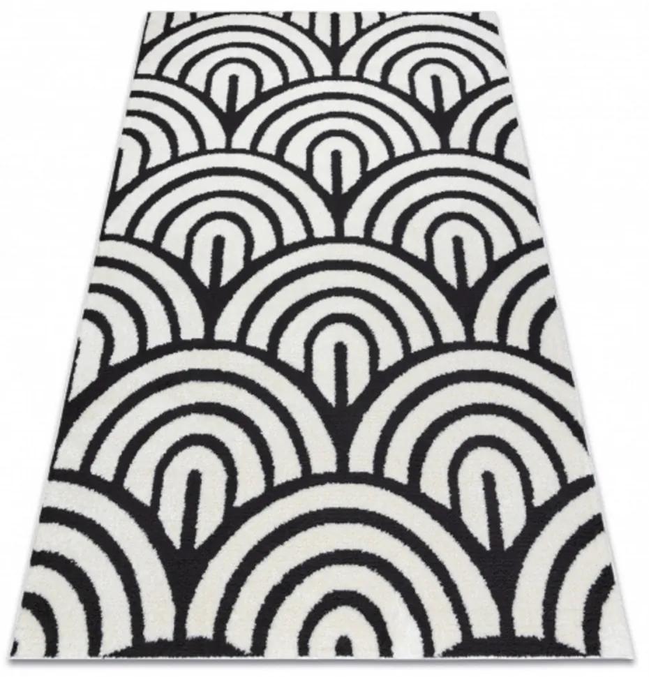 Kusový koberec Corylus krémovočerný 180x270cm