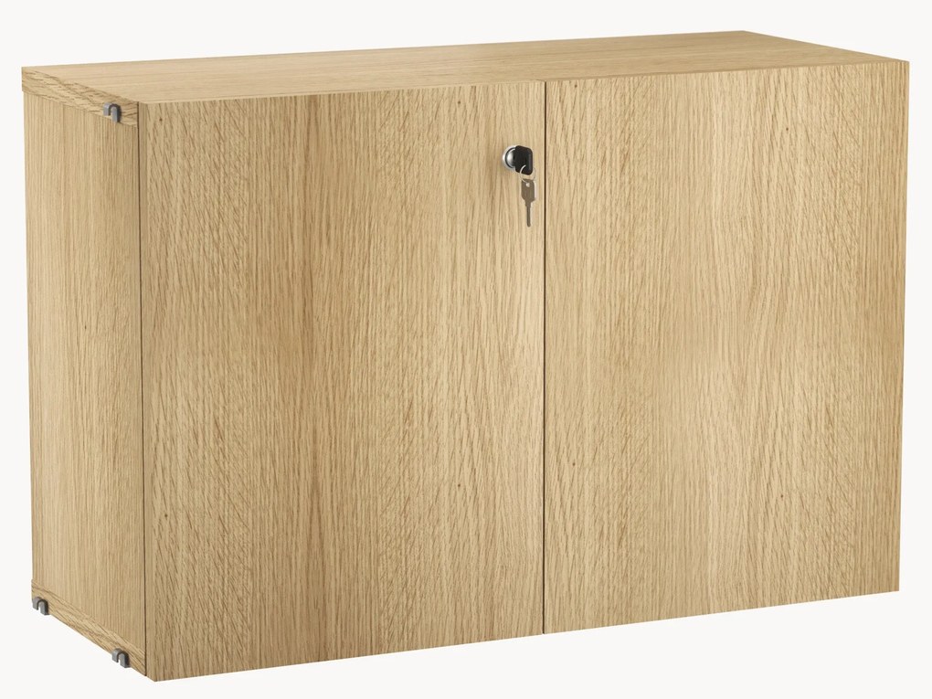 Skříňka pro modulární regálový systém se zámkem String System