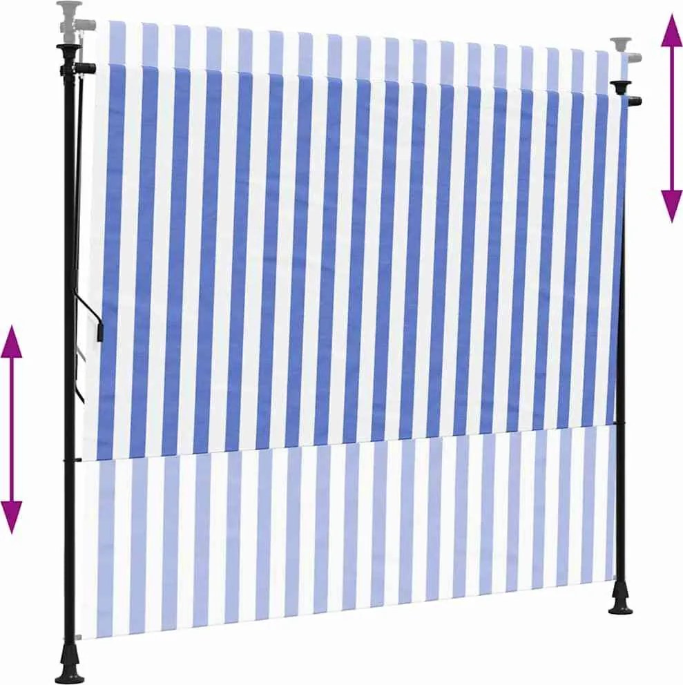 vidaXL Venkovní roleta 200 x 270 cm [368771] Barva: antracitová