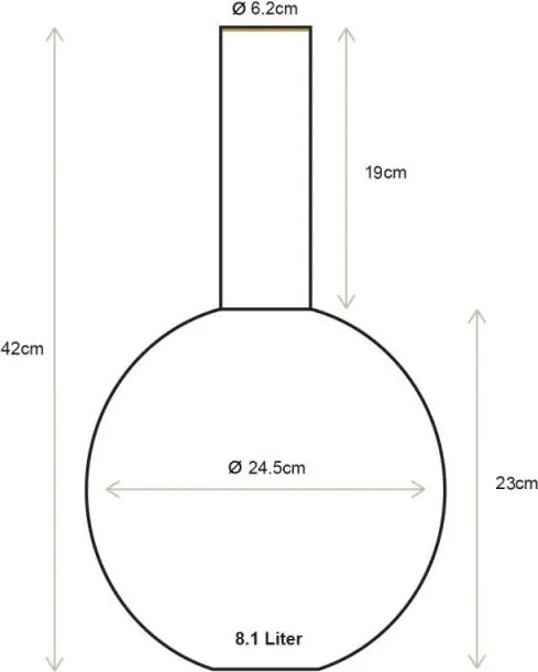Pip Studio kovová váza světle růžová velká
