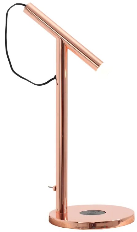 Stolní lampa Zodic, měděná