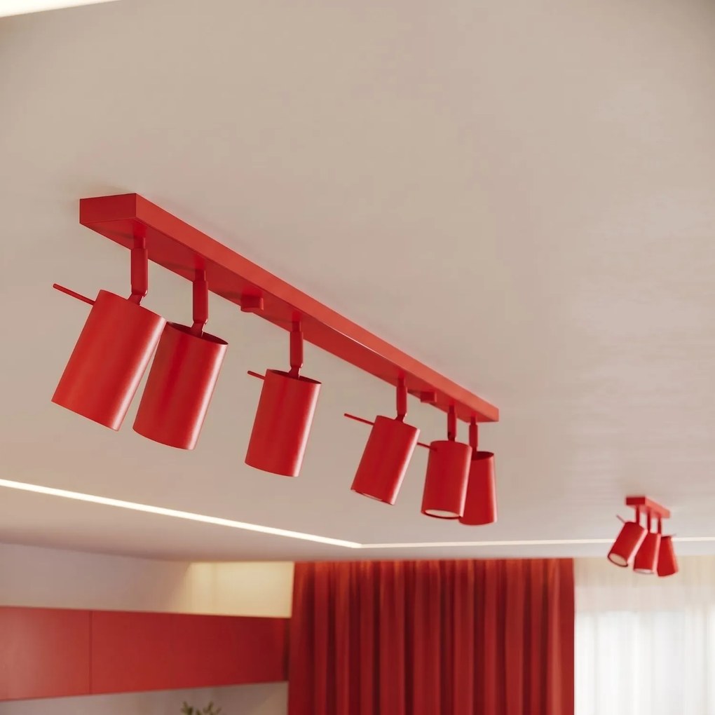 Sollux Lighting Nástěnné svítidlo RING červené