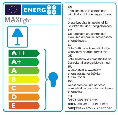 Elegantní stojací lampa Maxlight ELEGANCE F0038