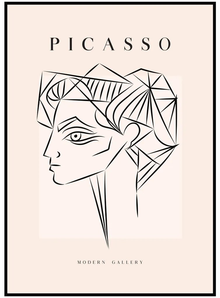 Pablo Picasso - Muž A4 (21 x 29,7 cm)