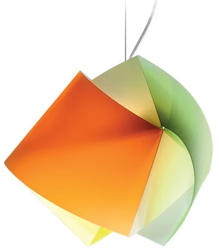 Slamp Gemmy, závěsné svítidlo z Lentiflexu, multicolor, 1x75W, šírka 42cm