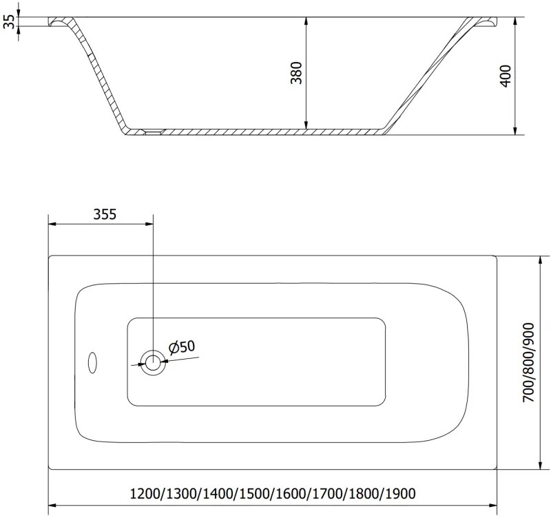 Mexen Vega obdélníková vana 180 x 80 cm s pláštěm 1-křídlovou zástěnou 80 cm, Průhledné, Chromovaná - 550118080X9008010100