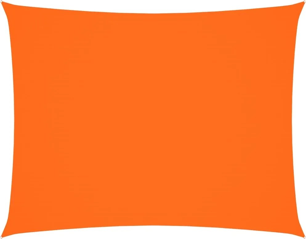 Stínicí plachta oxfordská látka obdélníková 3 x 6 m oranžová 135708