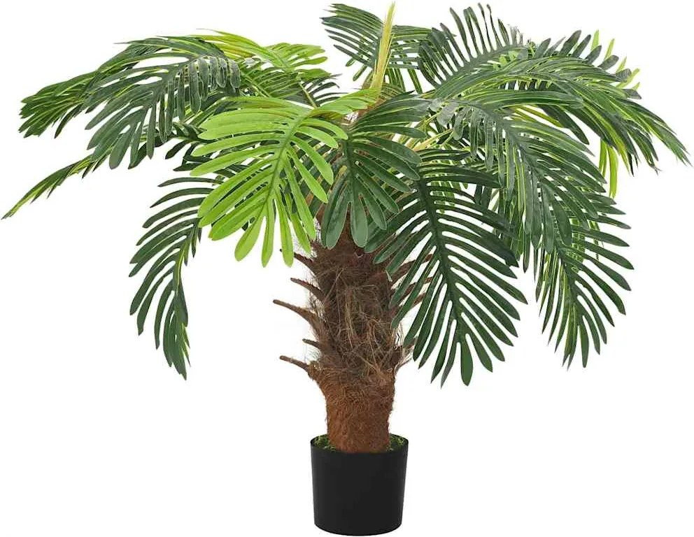 Umělý cykas japonský s květináčem 90 cm zelený 336306