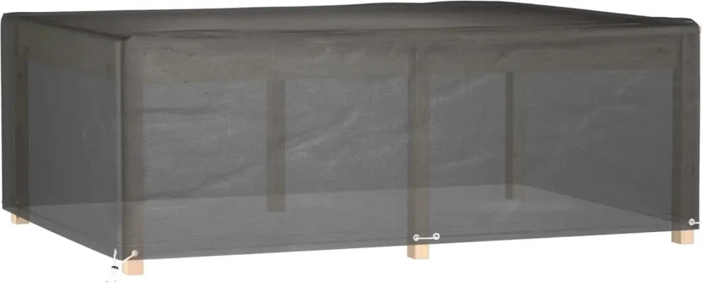 Plachta na zahradní nábytek s 12 očky 230x165x80 cm obdélníková 319299