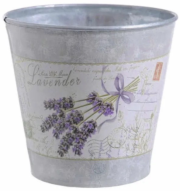 plechové vědro 11 x 12 cm - lavender