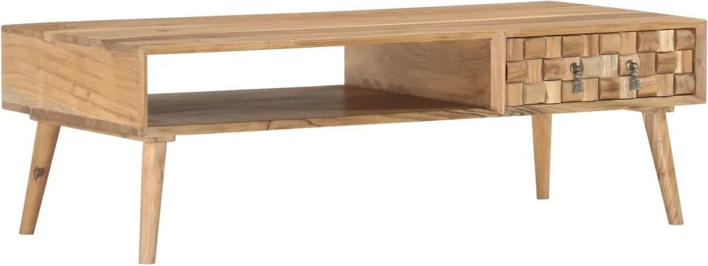 Konferenční stolek Thalia - 110 x 50 x 35 cm |masivní akáciové dřevo