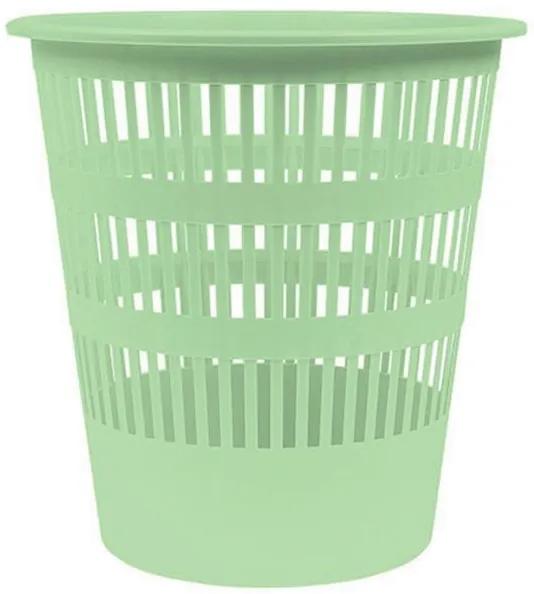 Vnitřní odpadkový koš DONAU LIFE pastelově zelený, 12l