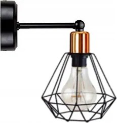 Nástěnná Lampa Loft Drátěnka Diamant 15-3033