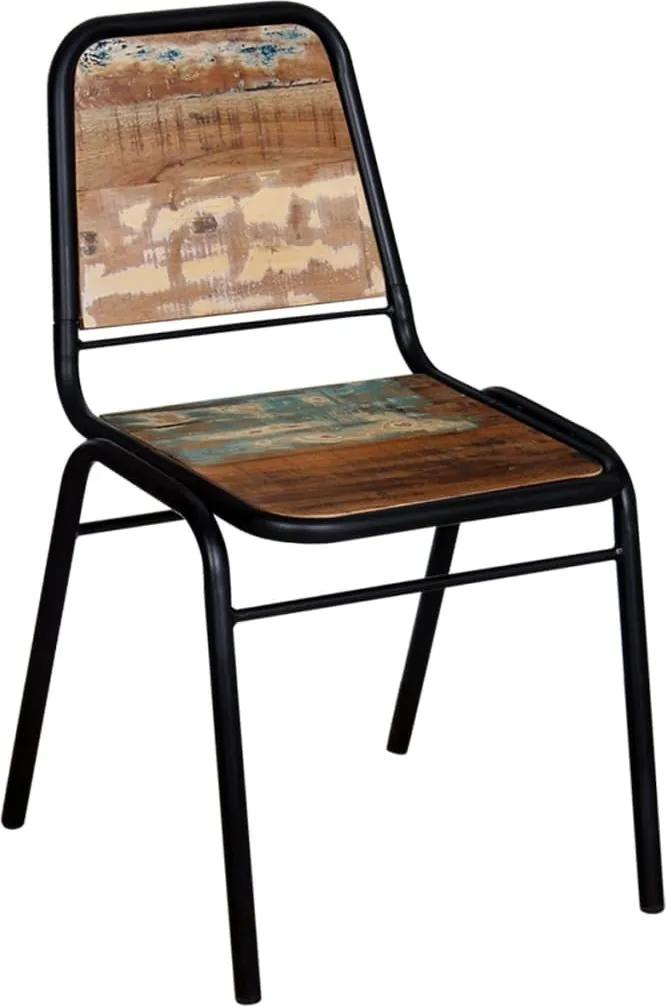 vidaXL Jídelní židle 6 ks masivní recyklované dřevo [274707]