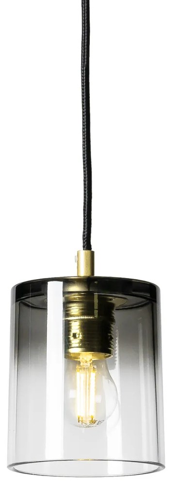 Light for home - Závěsné Svítidlo na Lanku 19603 "ROBERTO" – Luxusní Elegance v Každém Detailu, 1x60W, E27, Zlatá