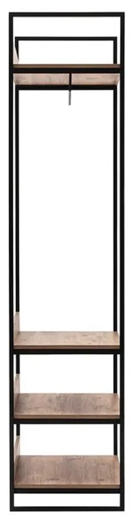 Kalune design Otevřená šatní skříň s šuplíky DYNAMIC 225x192 cm
